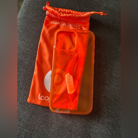 Loopy Case | Cell Phones & Accessories | Clear Neon Orange Loopy Case ...